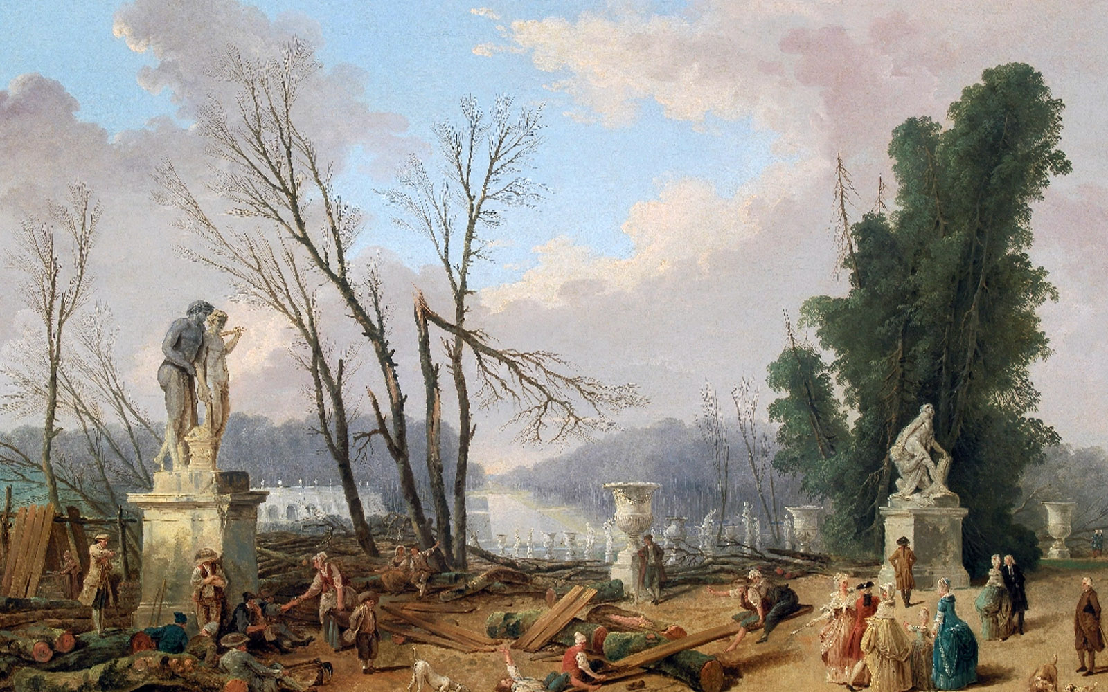 Pintura e Escultura na galeria de arte francesa do século XVIII - Museu ...